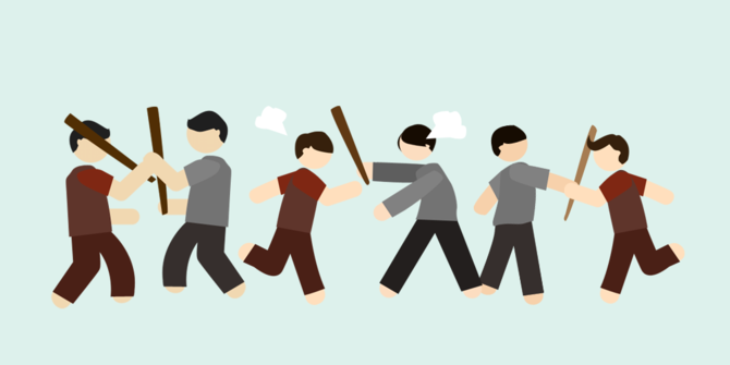 ilustrasi-perkelahian-antar-kampung | IslamRamah.co